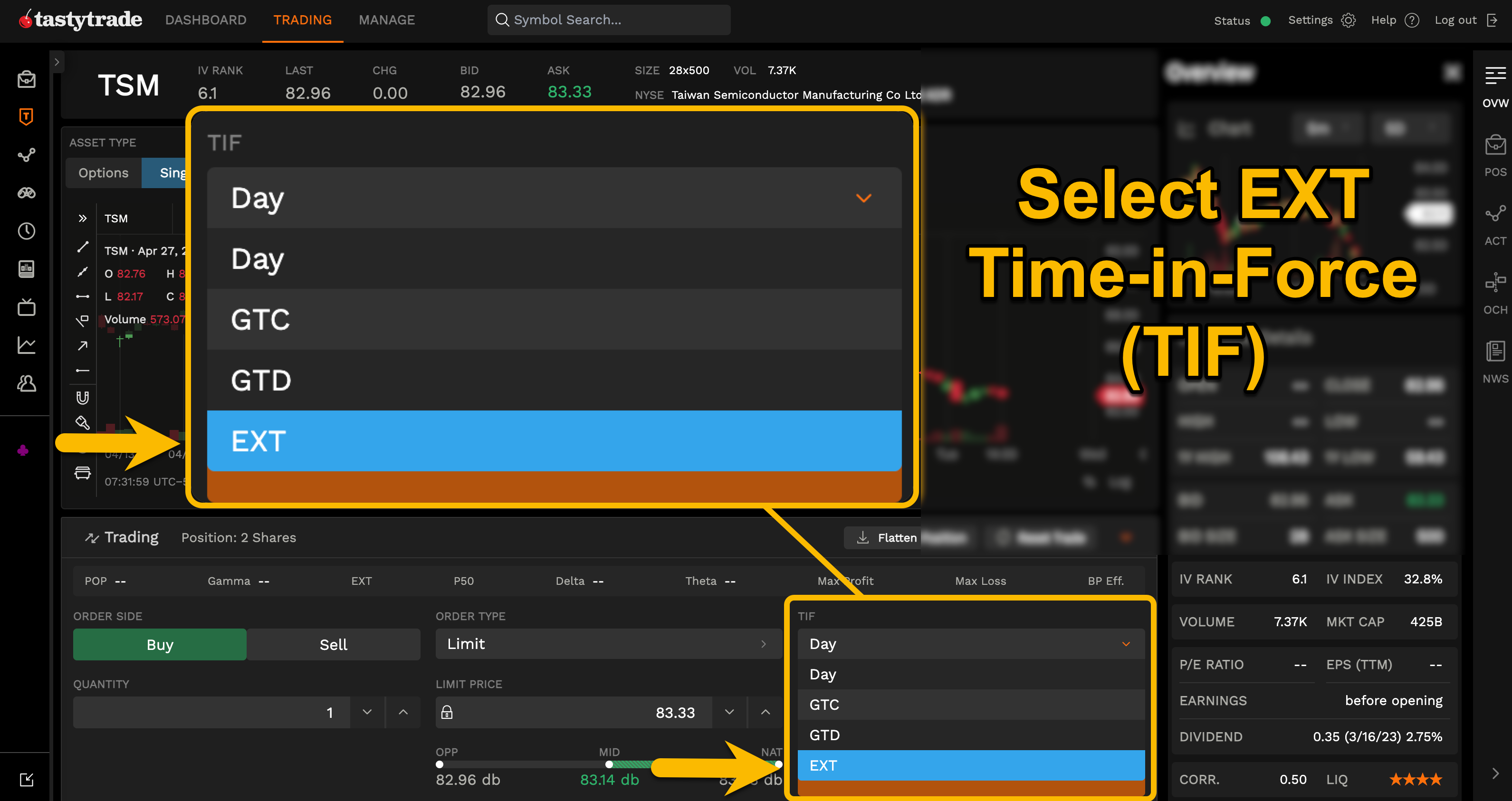 Pre-Market and After-Hours Orders (Extended Hours)