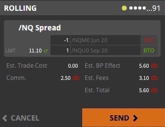 How to roll a futures contract