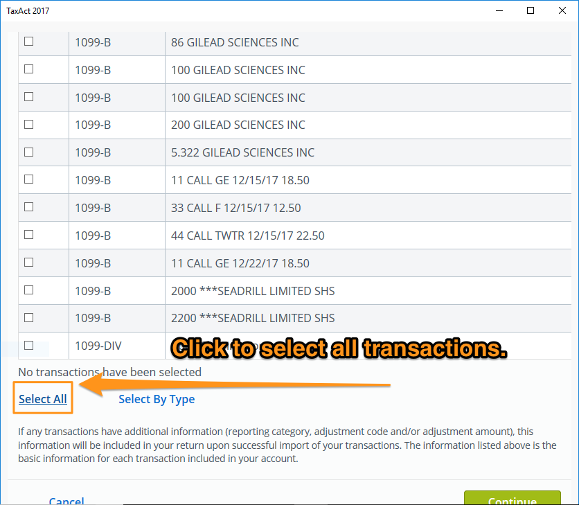 How to import tastytrade tax data into TaxAct
