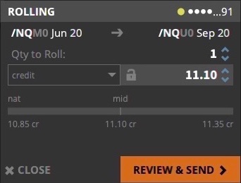 How to roll a futures contract