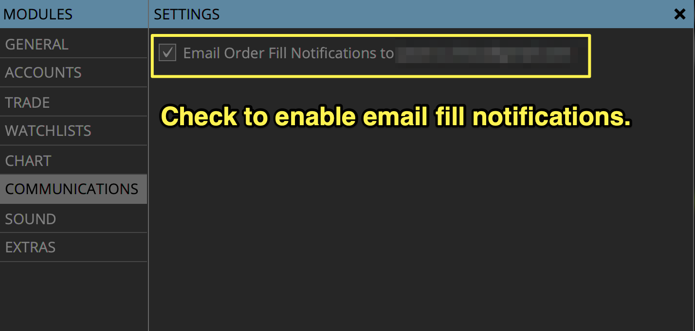 Setting up email and push notifications