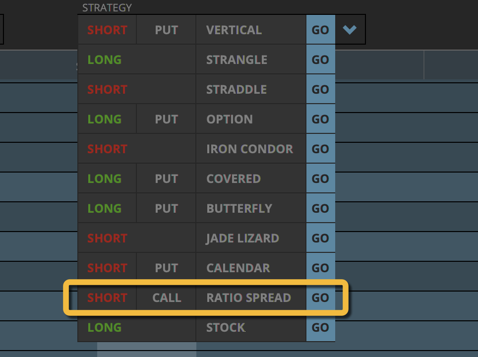 Adjusting option order quantity for ratio spreads at tastytrade